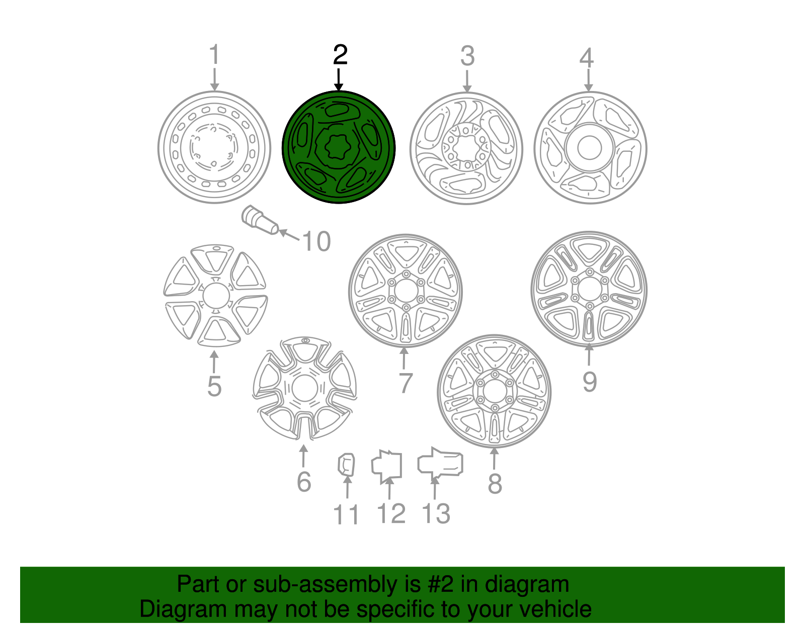 OEM 2000-2007 Toyota Steel Wheel 16 Inch Part # 42601-AF020 | Modern ...