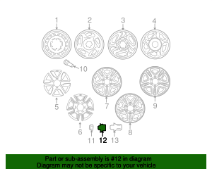 90942-01106 - Wheel Nut - 2000-2003 Toyota Tundra | OEM Genuine Toyota ...