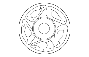 Genuine Toyota Wheel, Alloy part# 42611-0C020 for 2000-2004 Toyota ...