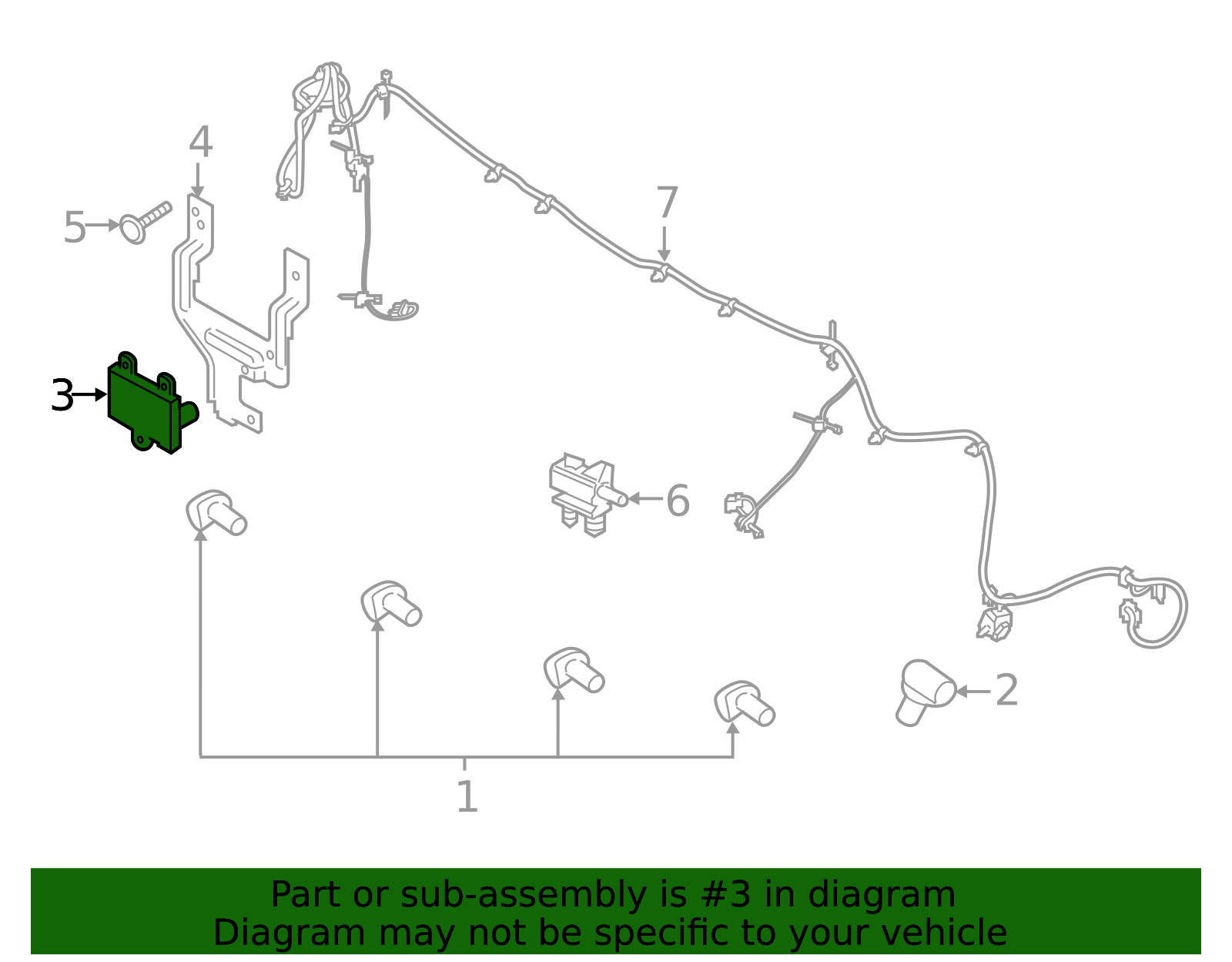 2019-2023 Ford | Distance Sensor | JX7Z-9E731-B | Walls' Ford Parts