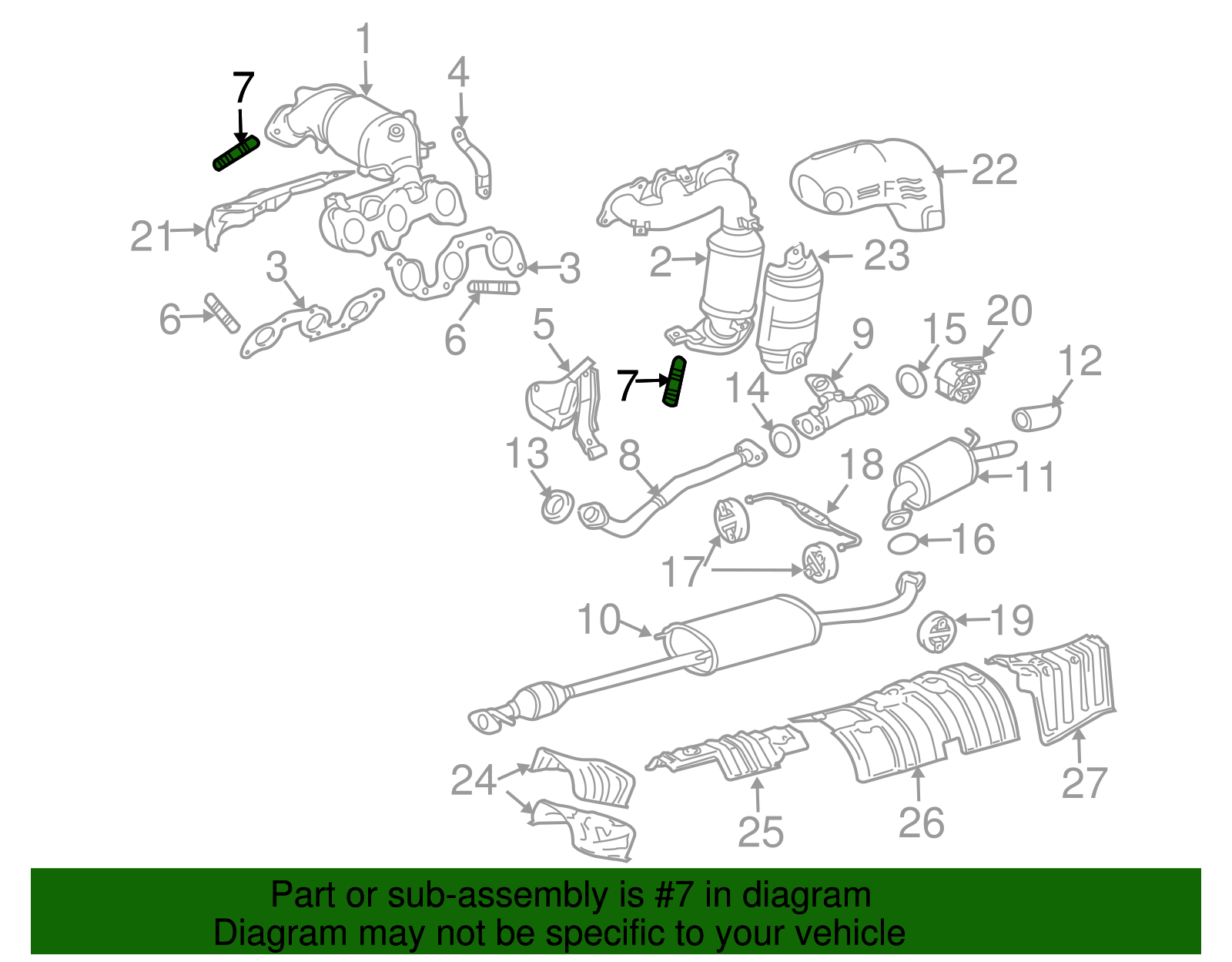 90116-10149 - 1999-2008 Lexus - Manifold Stud | My L Parts