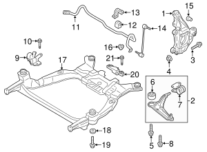 2013-2020 Ford Engine Cradle HG9Z-5C145-C | OEM Parts Online