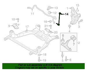 2013-2024 Ford Motorcraft™ Stabilizer Link MEF-239 | OEM Parts Online