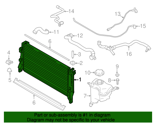 2016-2020 Mini Radiator 17-11-7-617-639 | Mini Parts Direct