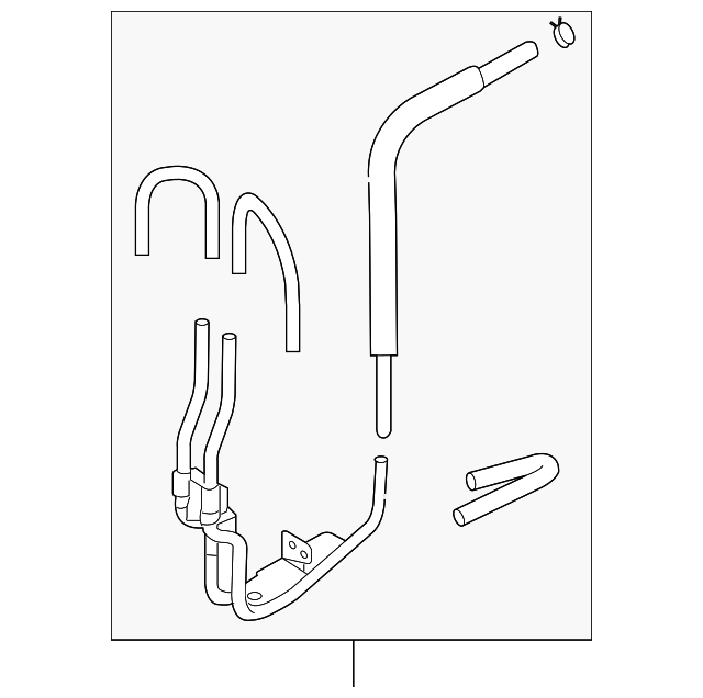 25470-3F200-DS - Hose & Tube Assembly 2004-2006 Kia Amanti | Kia.Parts ...