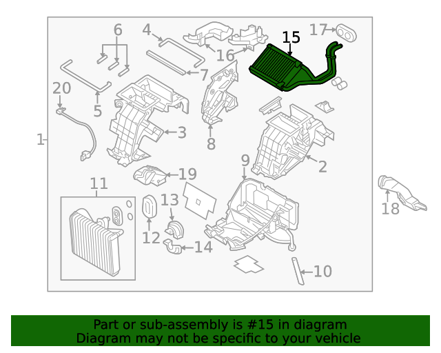 Hyundai - 97138-G9000 - Core Seal Assembly Heater - 2019-2024 Genesis ...