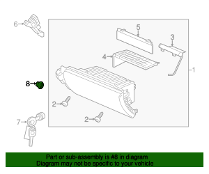 2004-2021 Acura Glove Box Lamp 34254-S3N-003 | OEM Parts Online