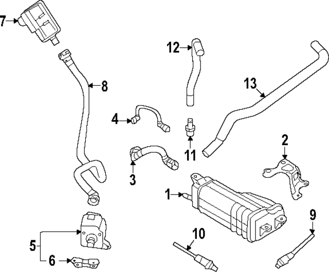 2019-2023 Subaru Crosstrek PCV Valve Hose 11815AC950 | Subaru Parts Store