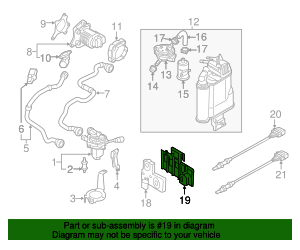5Q0-201-898 - Evaporative Emissions System Leak Detection Pump Bracket ...