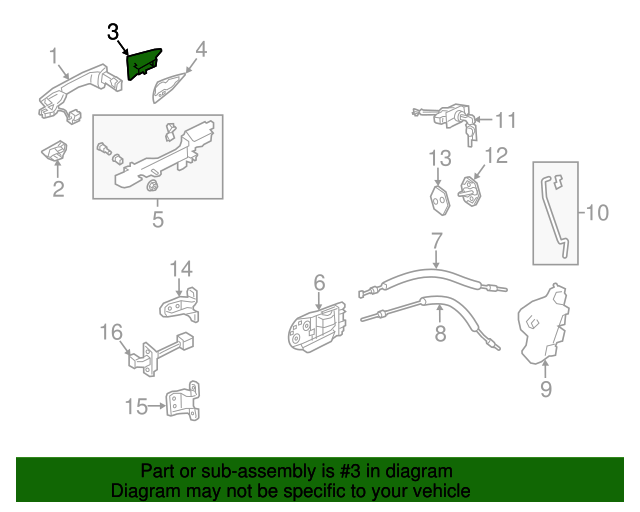 Genuine Cover, L Front Base *NH893P* (Fathomless Black Pearl) for 2019 ...