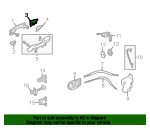 Genuine Cover, L Front Base *NH893P* (Fathomless Black Pearl) for 2019 ...