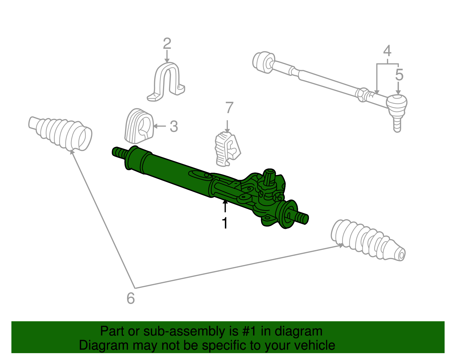 1999-2002 Volkswagen Cabrio Gear Assembly 1HM-422-055-F | VW Direct ...