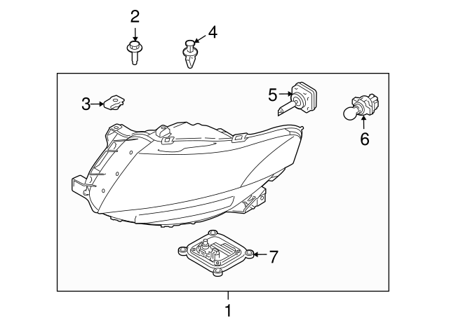 -W709984-S300 2009-2019 Ford Headlamp Assembly Rivet | Fairway Ford Parts