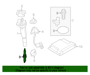12120042724 - 2015-2018 BMW Spark Plug (12-12-0-042-724) | BMW of South ...