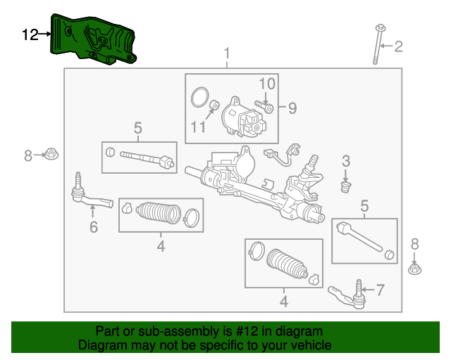 84270838 - Steering Gear Heat Shield 2021-2024 GM | AutoNationParts.com