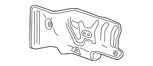 84270838 - Steering Gear Heat Shield 2021-2024 GM | AutoNationParts.com