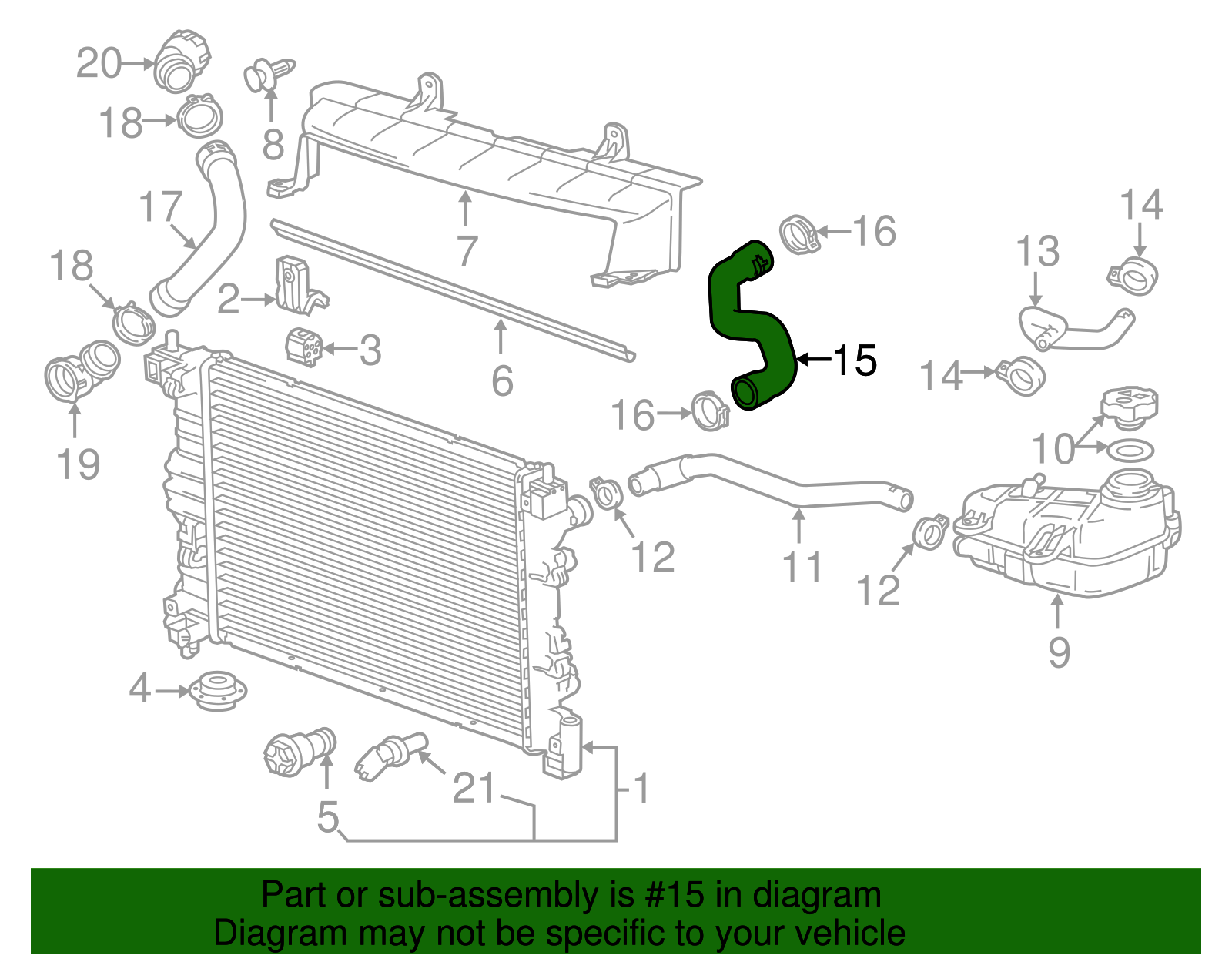 95129353 - OEM GM HOSE GMPartsCenter.net | GM Parts Center