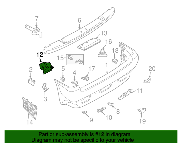 Genuine BMW 51-12-8-269-745 | Lamp Cover | FREE Shipping on Most Orders ...