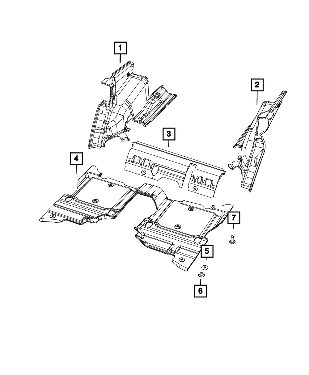 2018-2025 Mopar Carpet Clip 5PL11TX7AA | All Mopar Parts