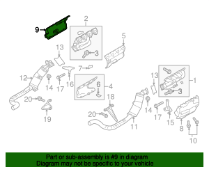 2010-2016 Porsche Panamera Heat Shield 970-111-037-03 | OEM Parts Online