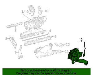 254-090-89-00 - Turbocharger 2024 Mercedes-Benz | Mercedes-Benz USA Parts