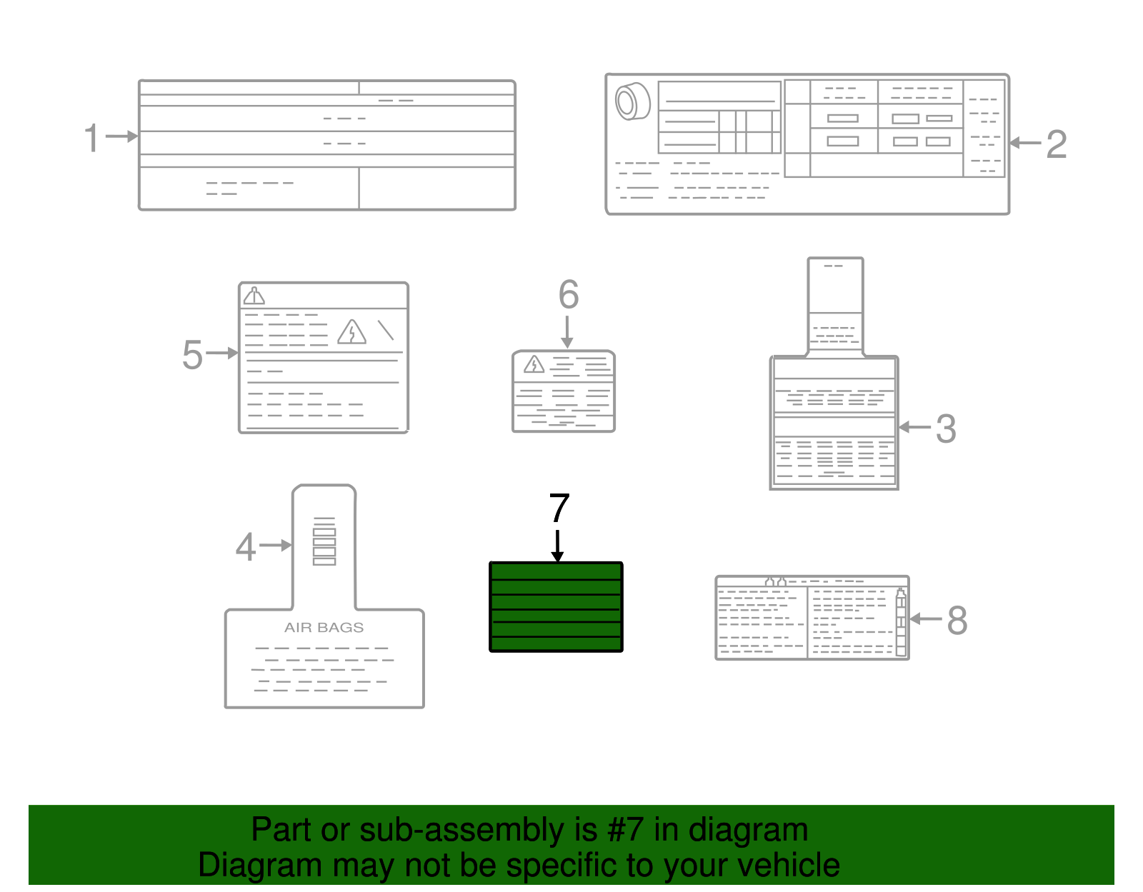 2022-2025 Nissan LEAF AC Label 27090-6WK0A | Ziegler Nissan of Orland Park