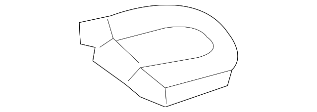 58460-35012 - Striker Assembly, Luggage Hold Belt - 1996-2020 Toyota ...