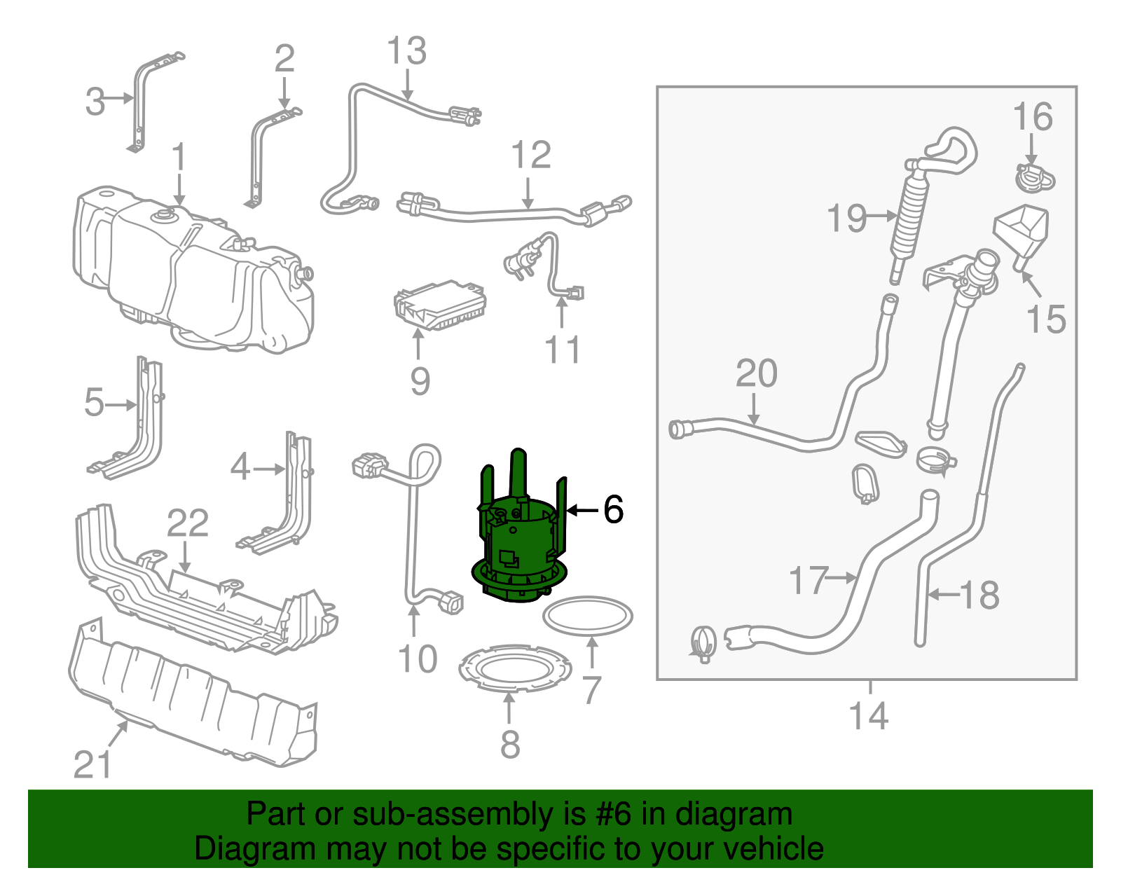 2017-2019 GM Emission Reduction Fluid Supply Pump Module 84545446 | OEM ...