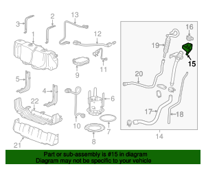 2011-2019 GM Diesel Emissions Fluid (DEF) Tank Reservoir 20964871 ...