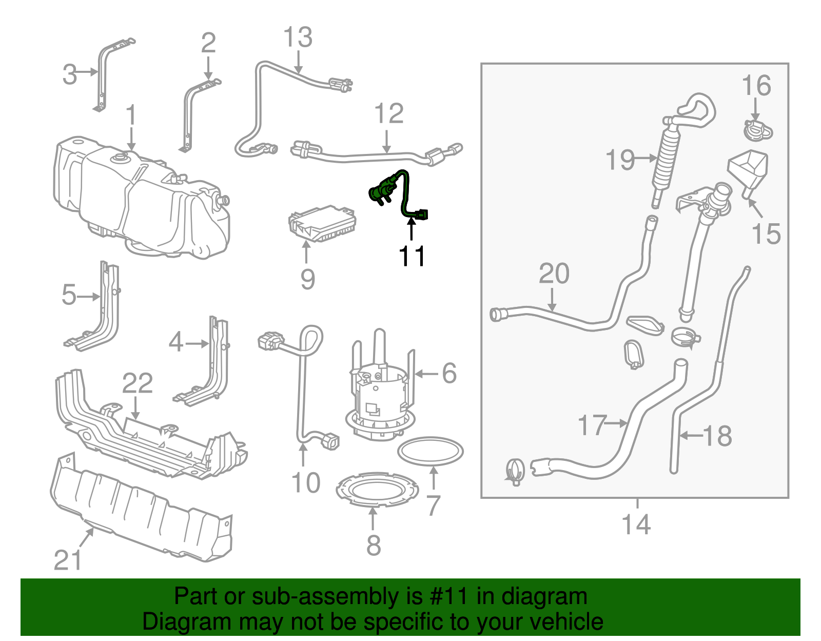 2017-2021 GM Emission Reduction Fluid Injector 12688993 | TascaParts.com