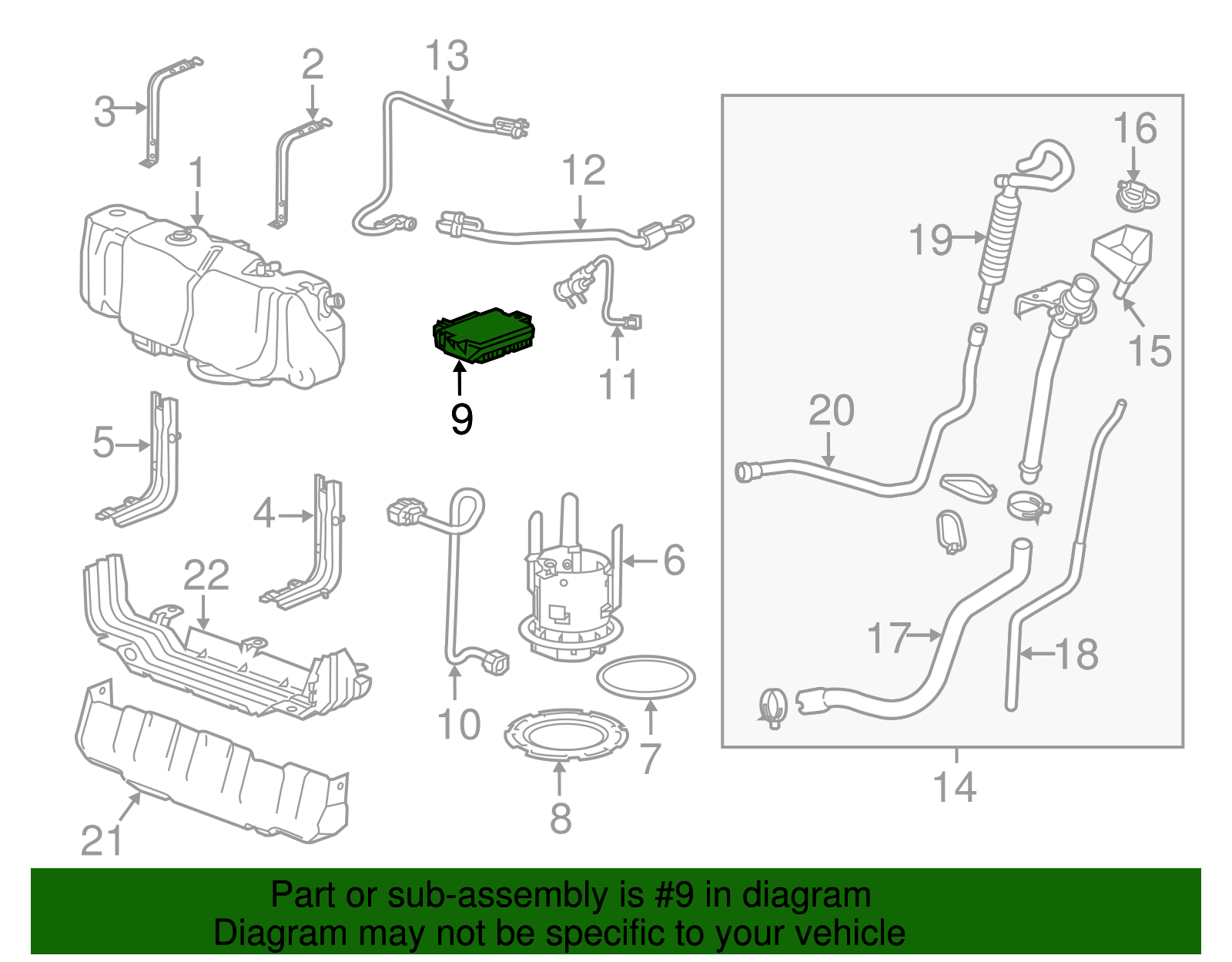 2017-2019 GM Reductant Control Module 84631875 GM | GMPartsDirect.com