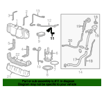 2017-2021 GM Emission Reduction Fluid Injector 12688993 GM ...