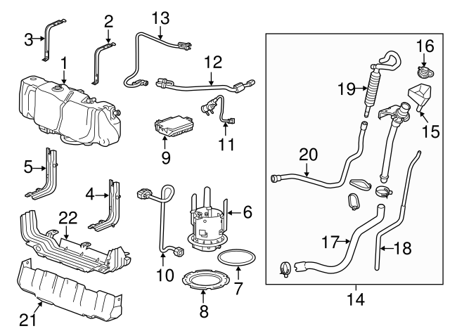 84631875 - Reductant Control Module 2017-2019 GM | Chevrolet Parts Direct