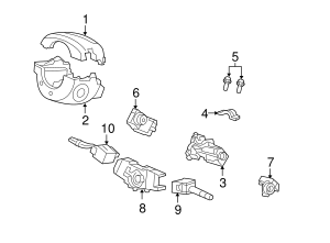 06350-TK6-A31 - Cylinder Set Key - 2009-2013 Honda Fit | Honda Factory ...