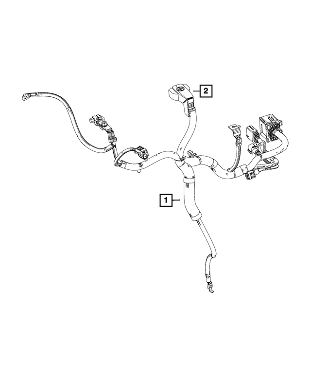 2013-2024 Ram Battery Terminal Cover 68164628AA | Mopar eStore