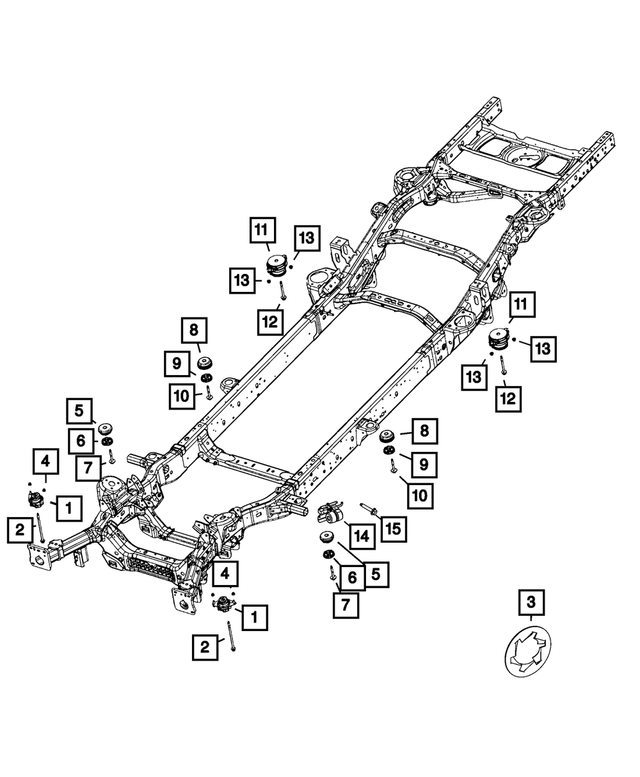 2022-2024 Ram 1500 Mass Damper, Right 68622598AA | Mopar eStore