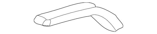 2007-2013 GM Black Passenger Side Roof Panel Joint Finish Molding ...