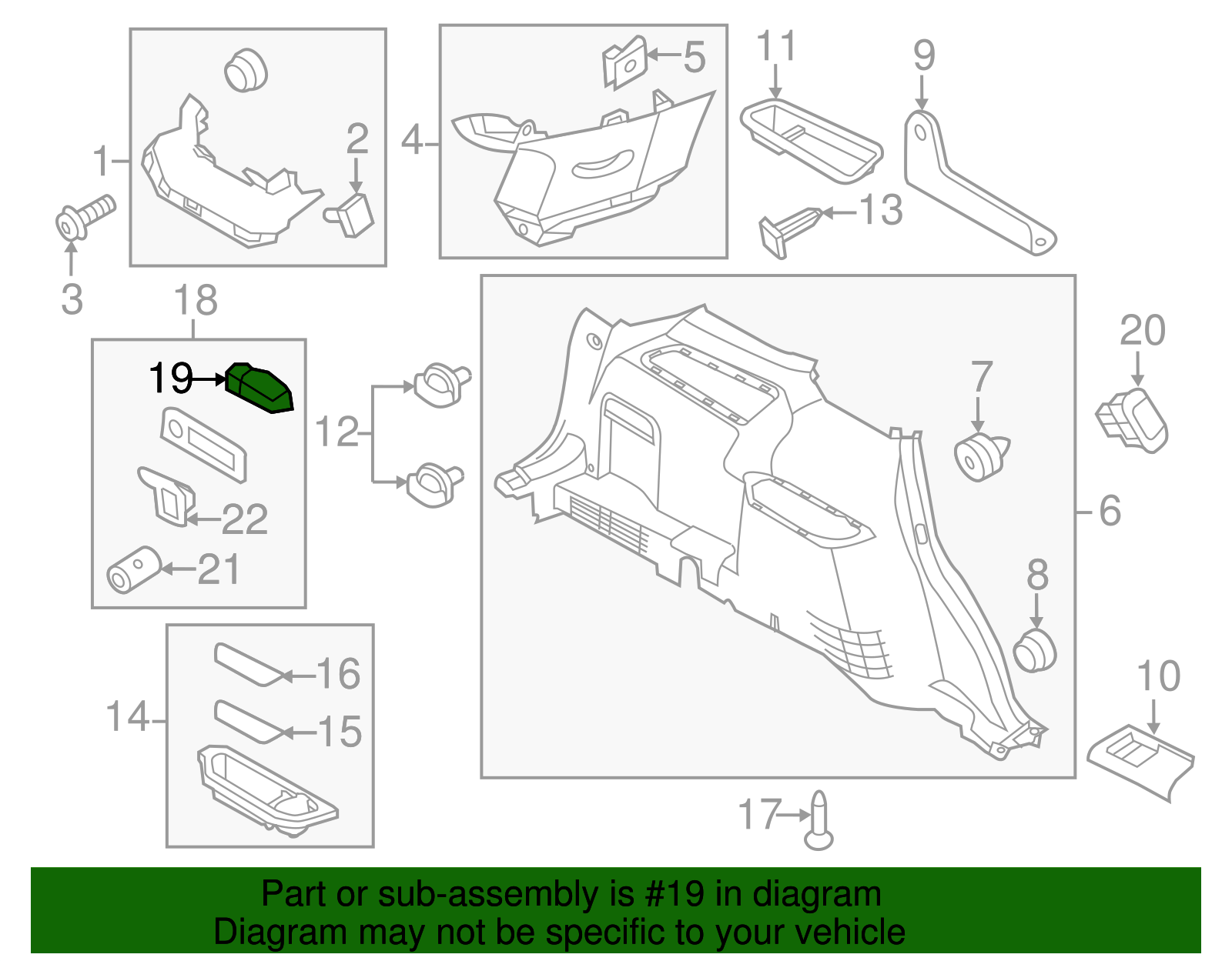2011-2019 Ford Seat Switch DB5Z-14C715-AA | OEM Parts Online