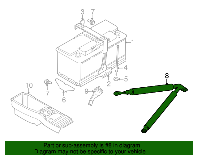 Genuine BMW 12-42-7-585-241 | Positive Cable | FREE Shipping on Most ...