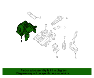 2007-2012 Nissan Sentra Insulator 11210-9AH0A | Temecula Nissan Parts