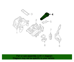 2007-2012 Nissan Sentra Torque Rod 11360-ET00A | My Nissan Part