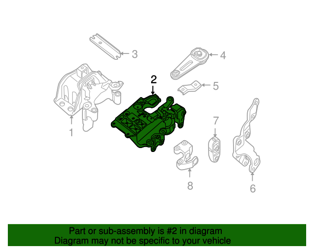 2007-2012 Nissan Sentra Insulator - Driver's Side (LH) 11220-ET01A ...