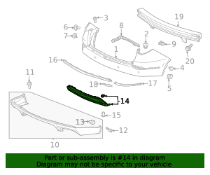 2022-2025 Acura MDX Hitch Garnish Rear Bpr 71515-TYA-A00 | OEM Parts Online