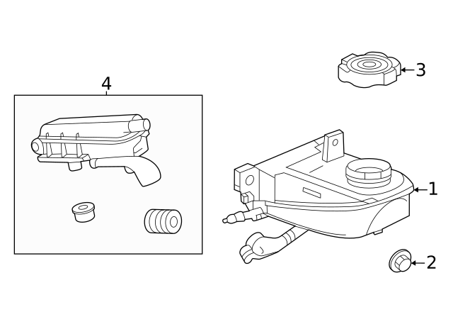 84652993 - Brake Master Cylinder Reservoir 2019-2024 GM ...