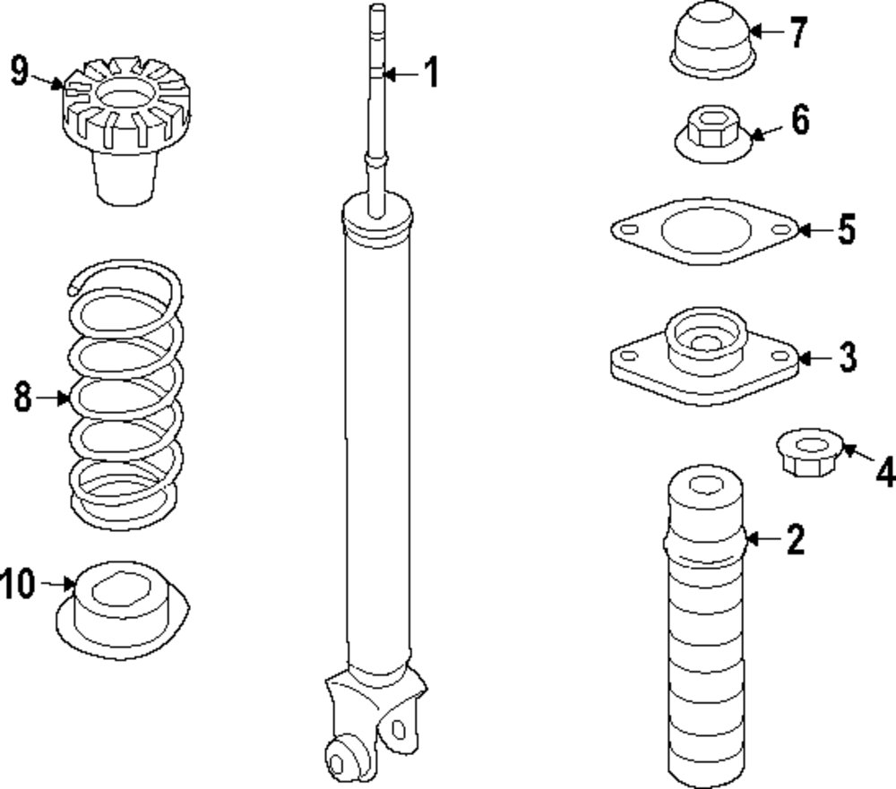 2023-2025 Nissan Z Coil Spring 55020-6GP0A | Bill Kay Nissan Parts