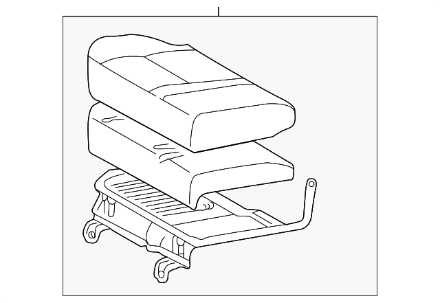 2003-2004 Toyota Matrix 2003-2004 Toyota Matrix - Cushion Assembly ...