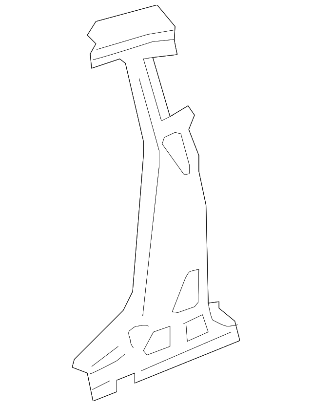 2010-2015 Chevrolet Camaro Driver Side Center Pillar Reinforcement ...