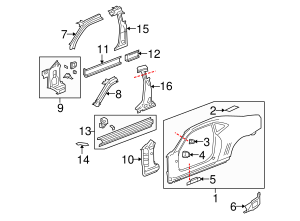 2010-2015 Chevrolet Camaro Body Driver Side Outer Panel 19370675 GM ...