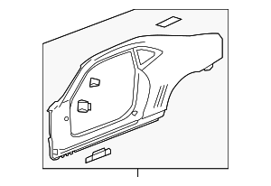 2010-2015 Chevrolet Camaro Body Driver Side Outer Panel 19370675 GM ...