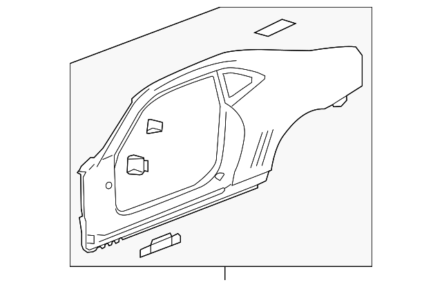 2010-2015 Chevrolet Camaro Body Passenger Side Outer Panel 19370674 GM ...